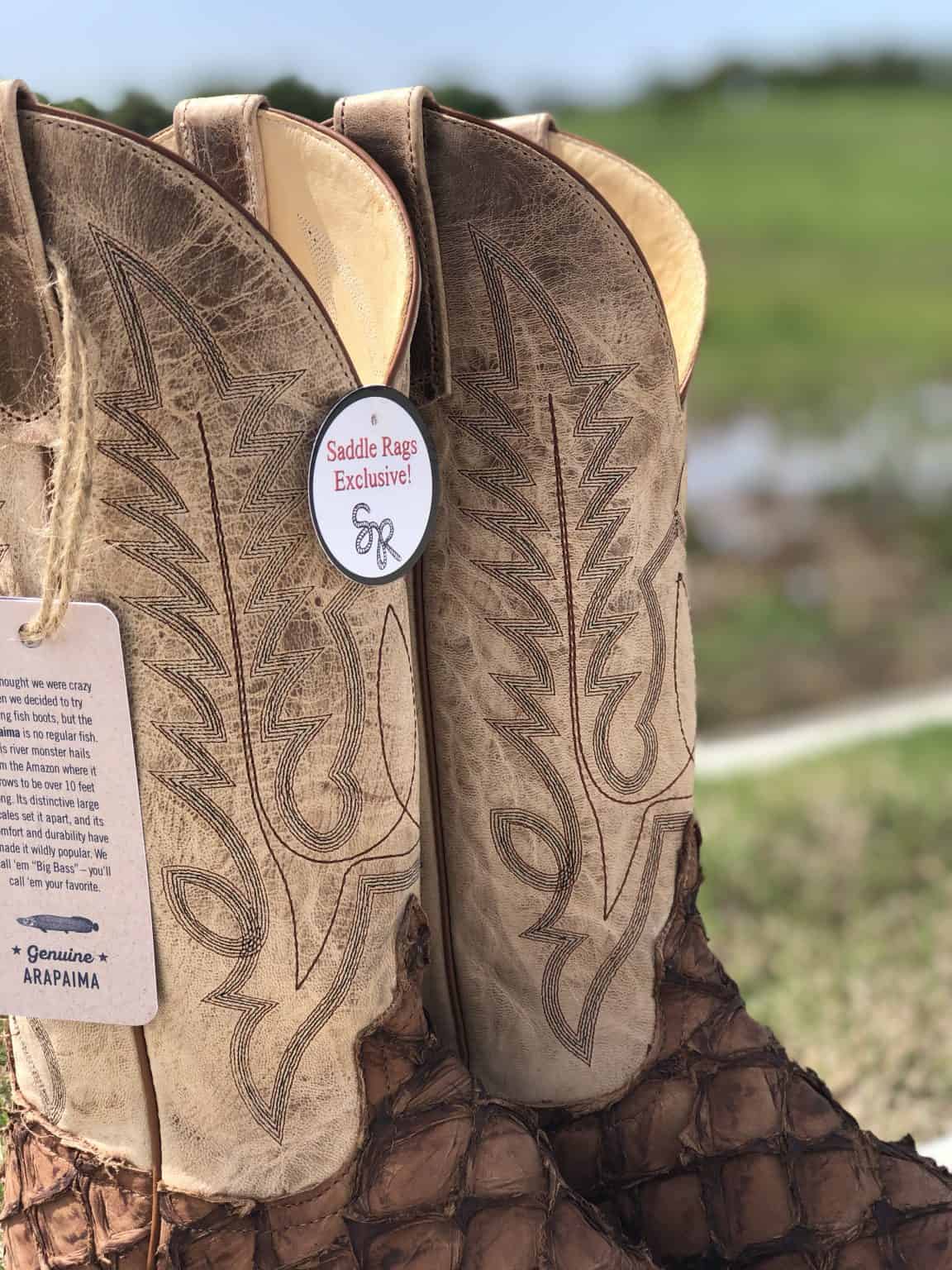 Anderson Bean Men's Cigar Matte Bass - Ivory Mad Dog Boot - Saddle Rags