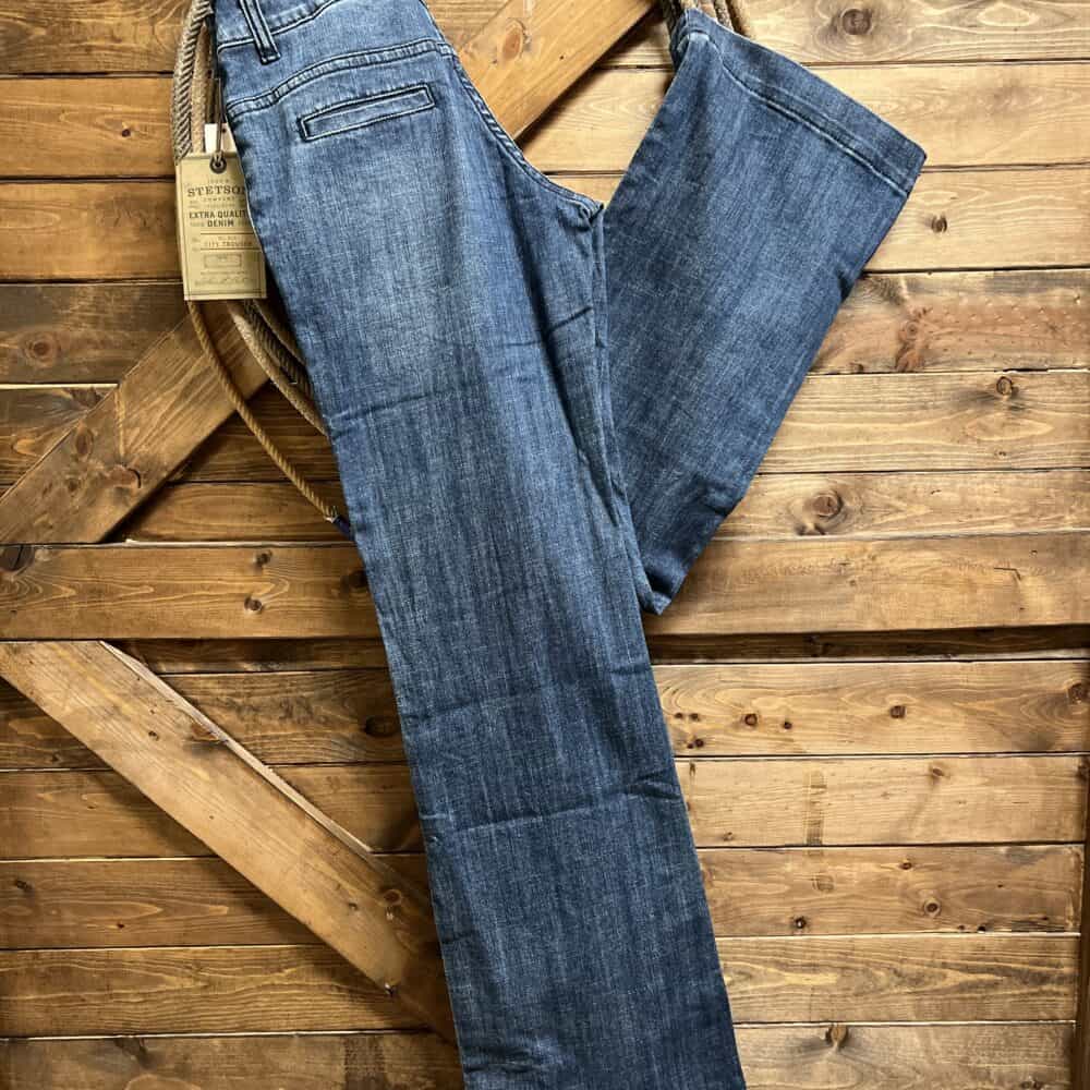 Stetson Women's Straight Pocket Trouser - Saddle Rags