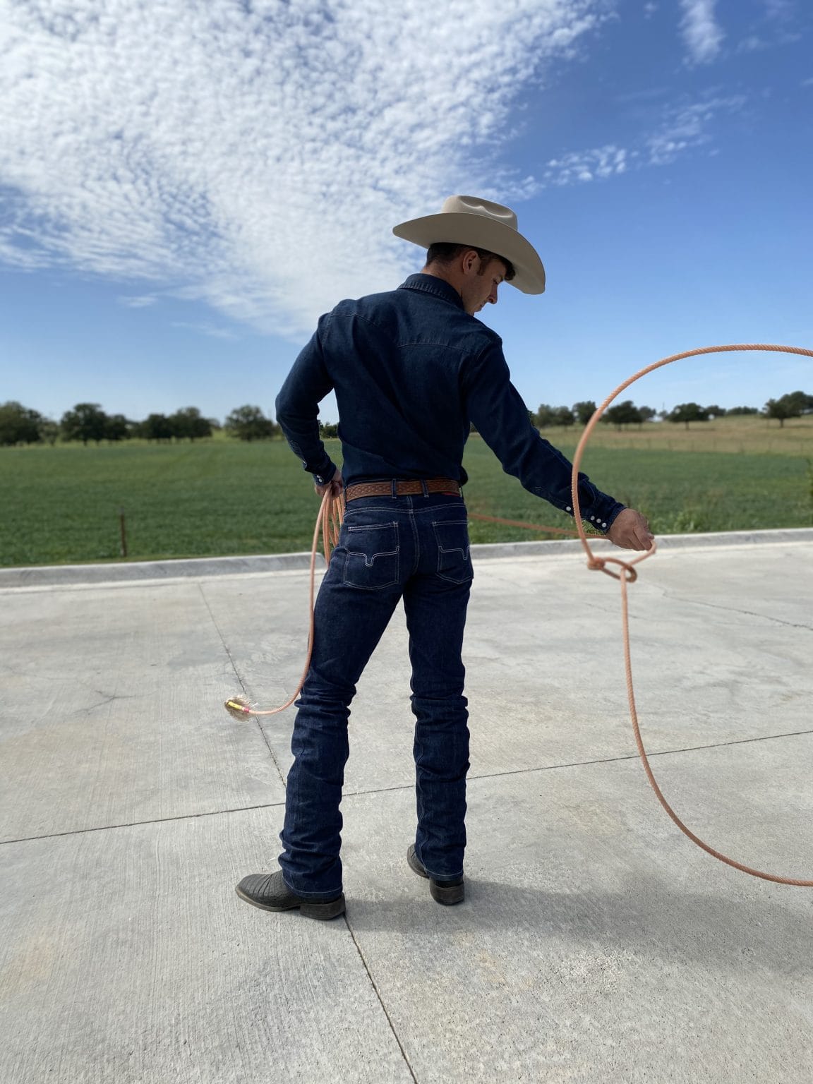 Kimes Ranch Men's James Raw Denim Jean - Saddle Rags