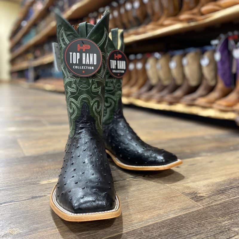 Horse Power Top Hand Black Full Quill Boot - Saddle Rags