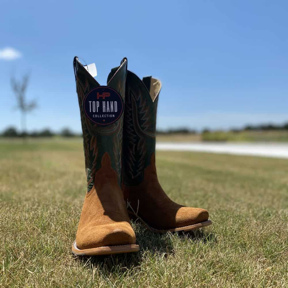 Horse Power Top Hand Men's Camel Suede Boot - Saddle Rags
