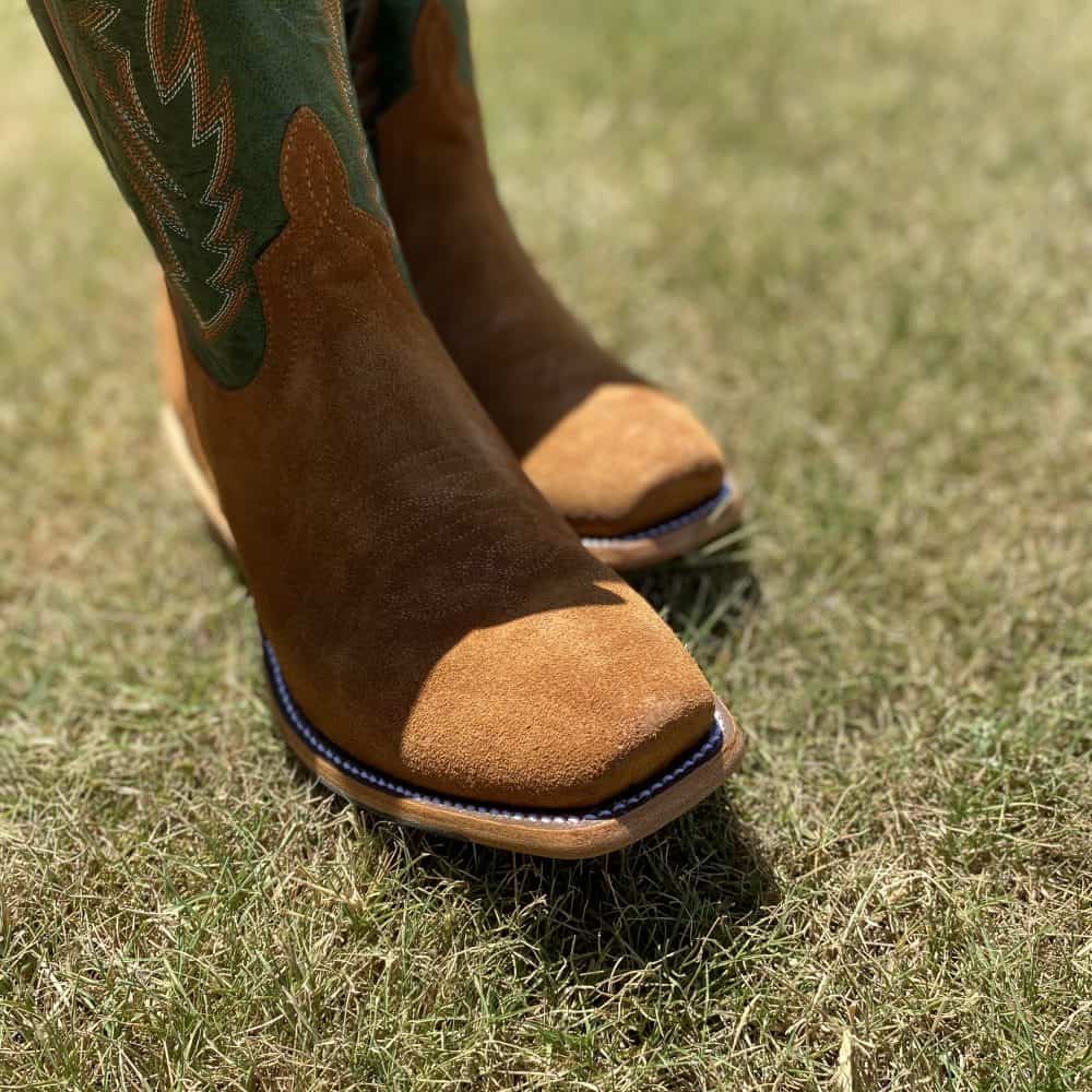 Horse Power Top Hand Men's Camel Suede Boot - Saddle Rags