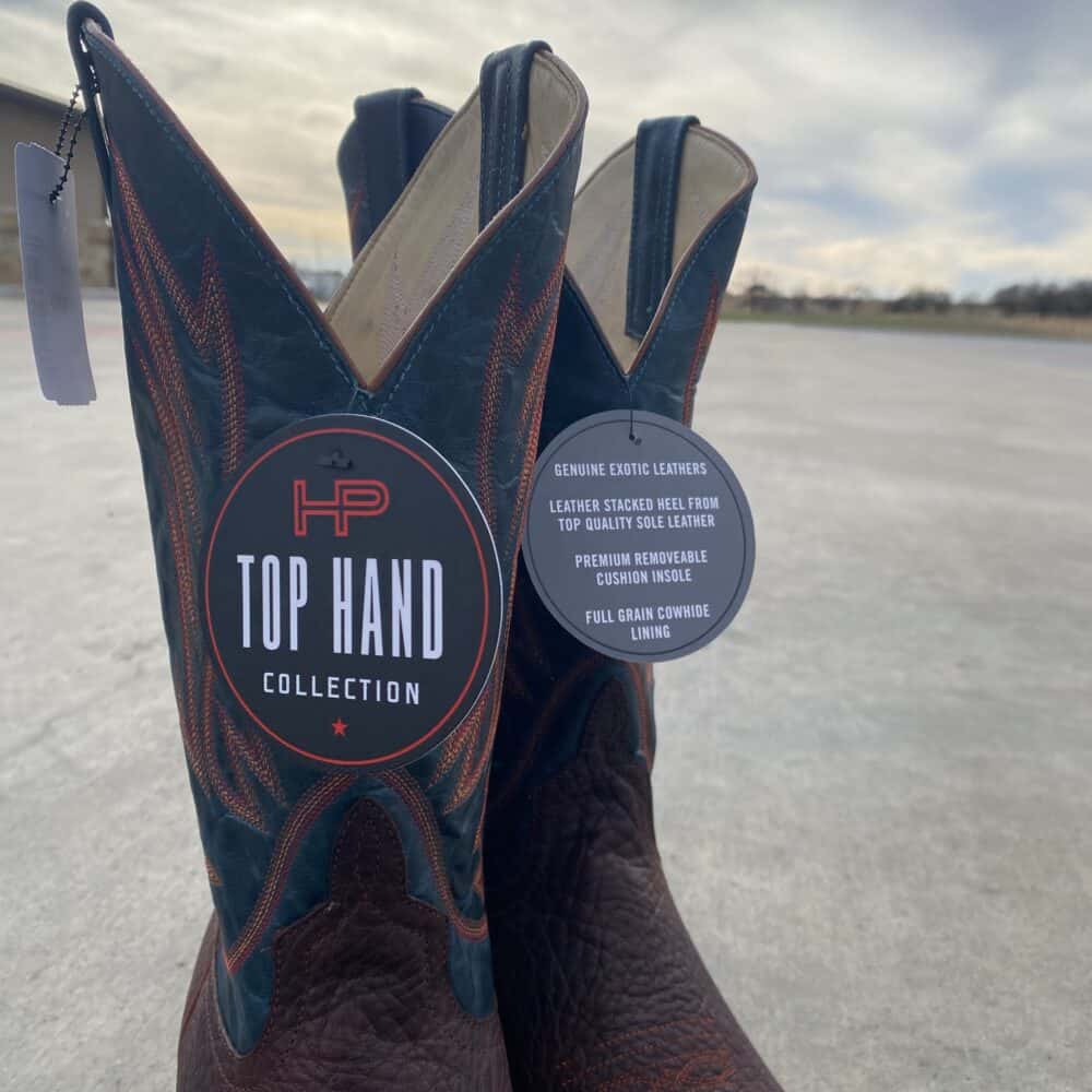 Horse Power Top Hand Shrunken Bullhide Boot - Saddle Rags