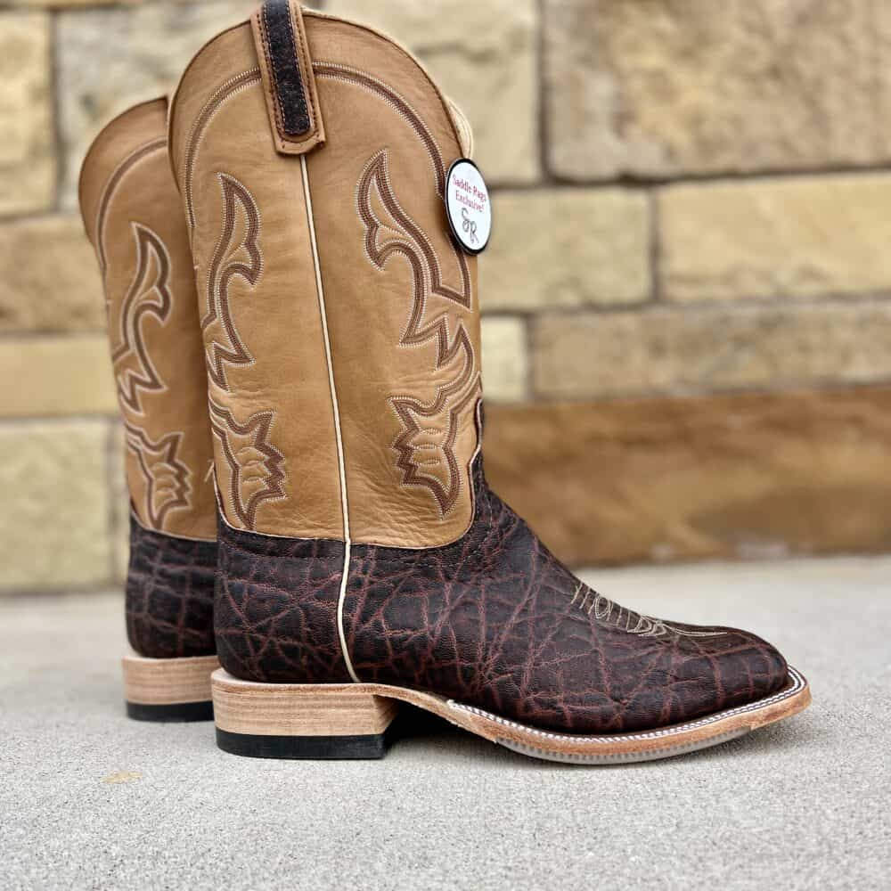 Anderson Bean Men's Bark Vintage Elephant Boot - Saddle Rags
