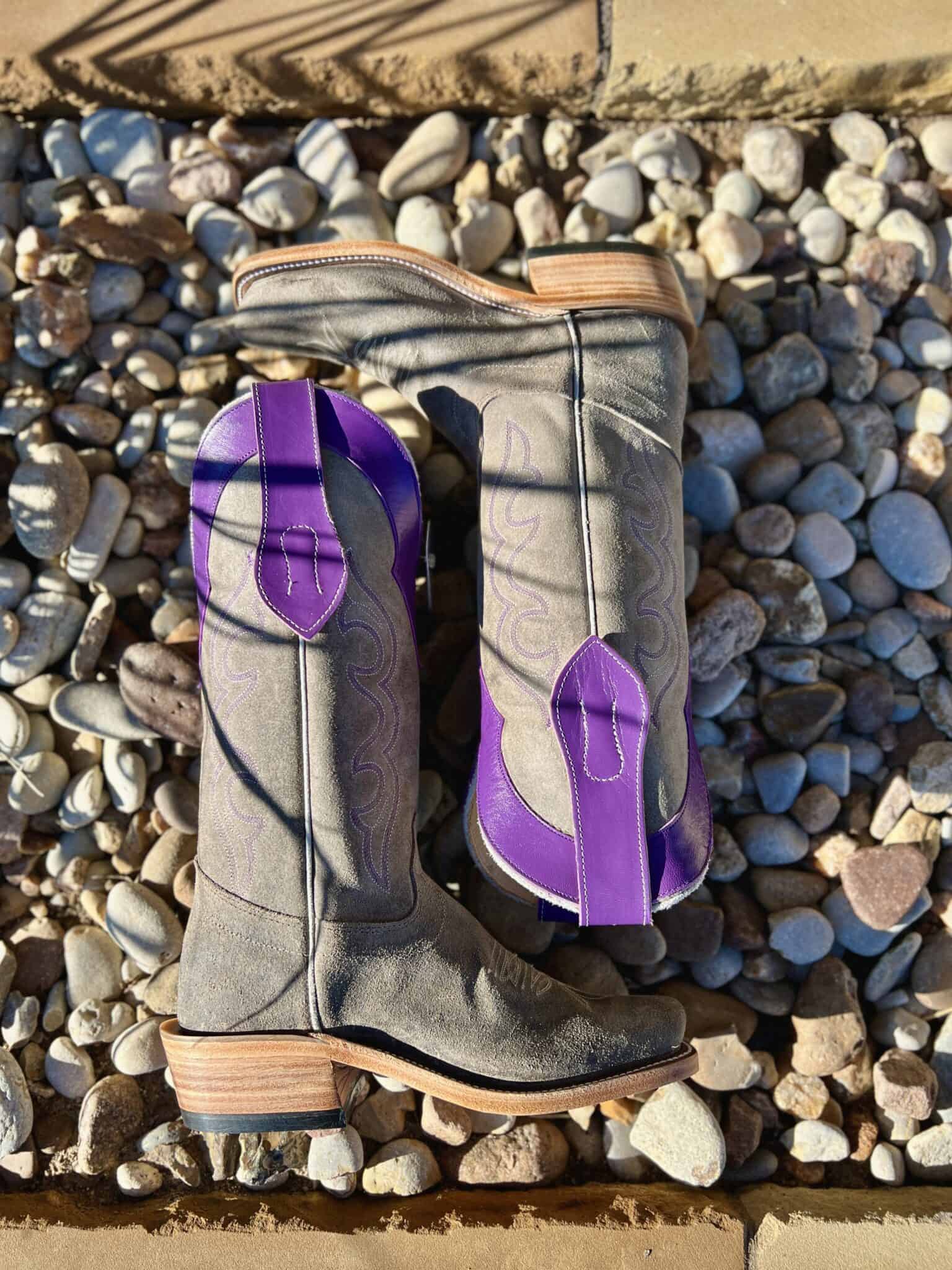 Olathe Women's Stone Waxy Kudu Boot - Saddle Rags