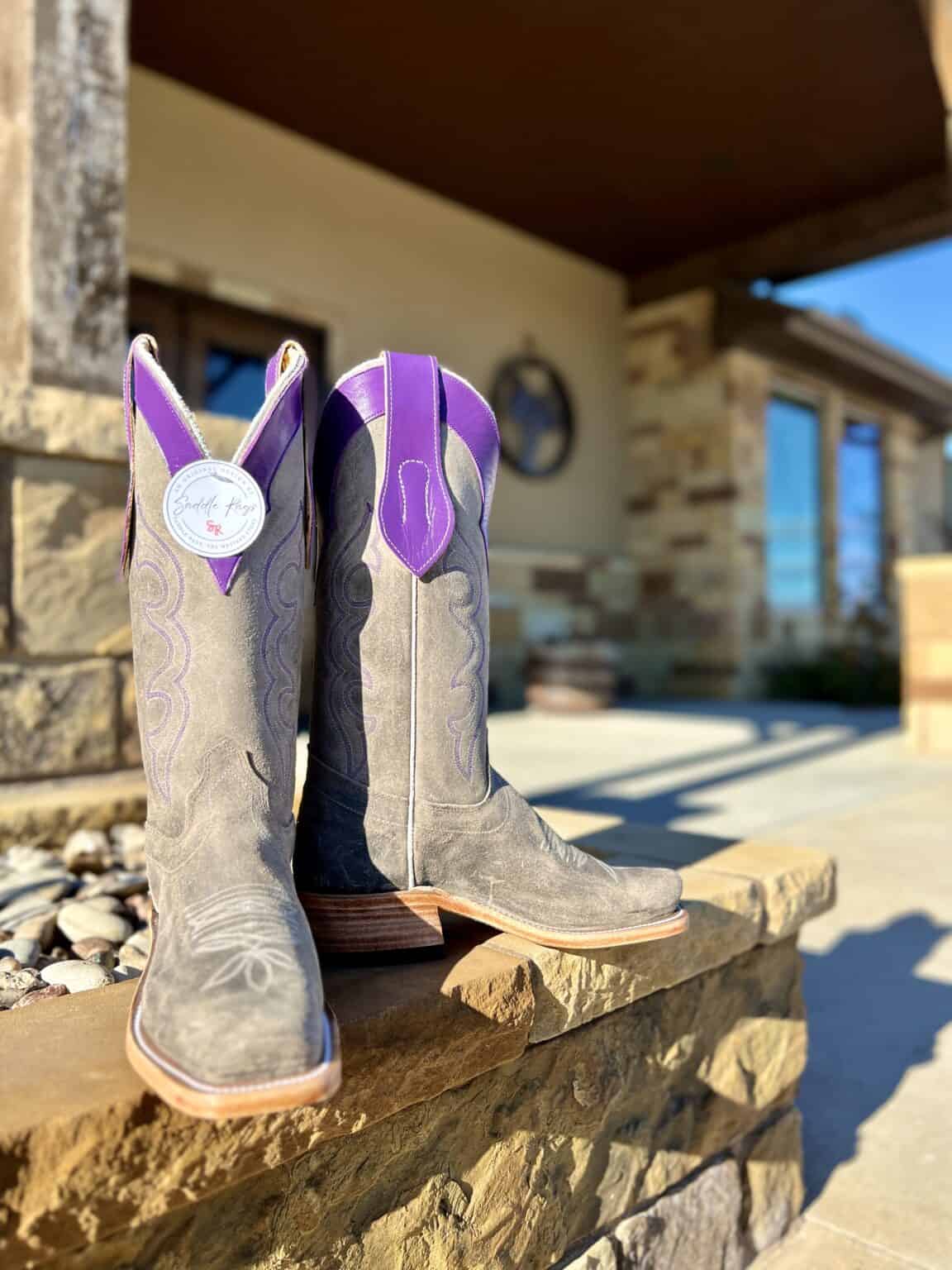 Olathe Women's Stone Waxy Kudu Boot - Saddle Rags