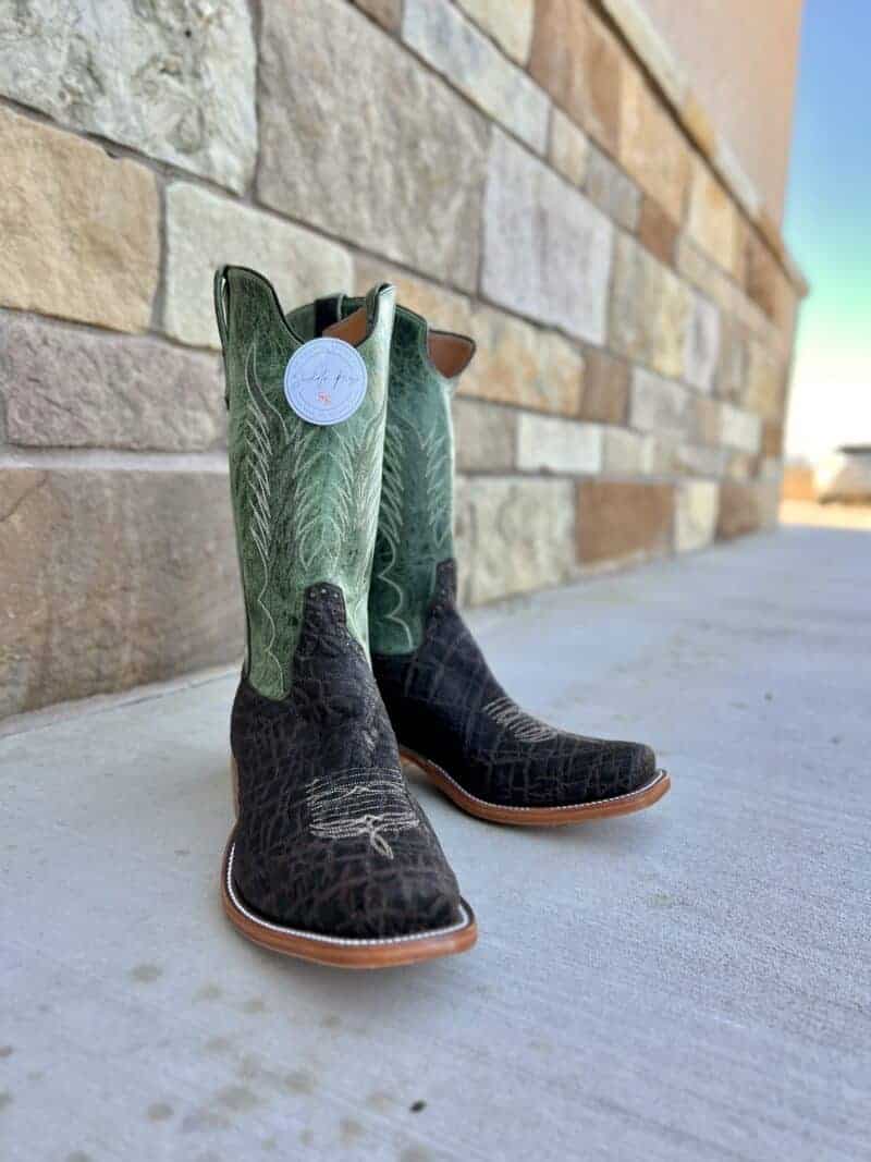 Rios of Mercedes Men's Chocolate Elephant Boot - Saddle Rags