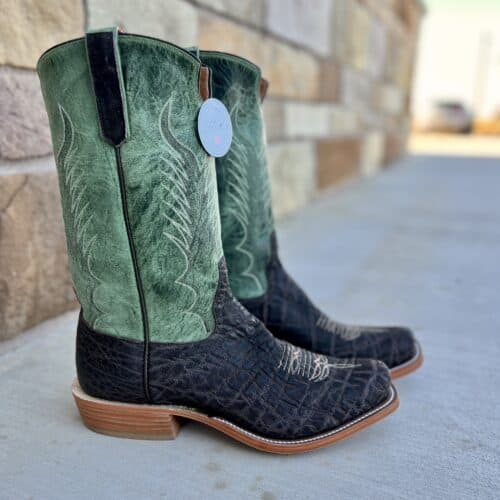 Rios of Mercedes Men's Chocolate Elephant Boot - Saddle Rags