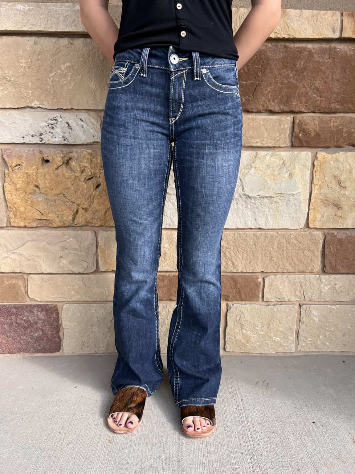 Ariat R.E.A.L. Perfect Rise Bootcut Lexi Jean - Saddle Rags