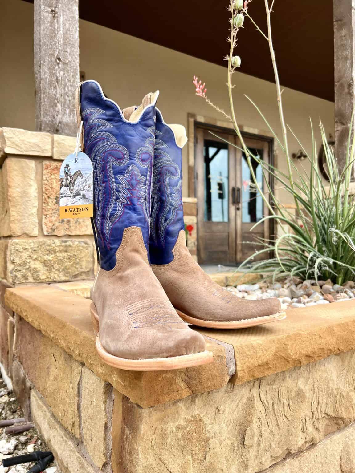 R. Watson Men's Café Boar Boot - Saddle Rags