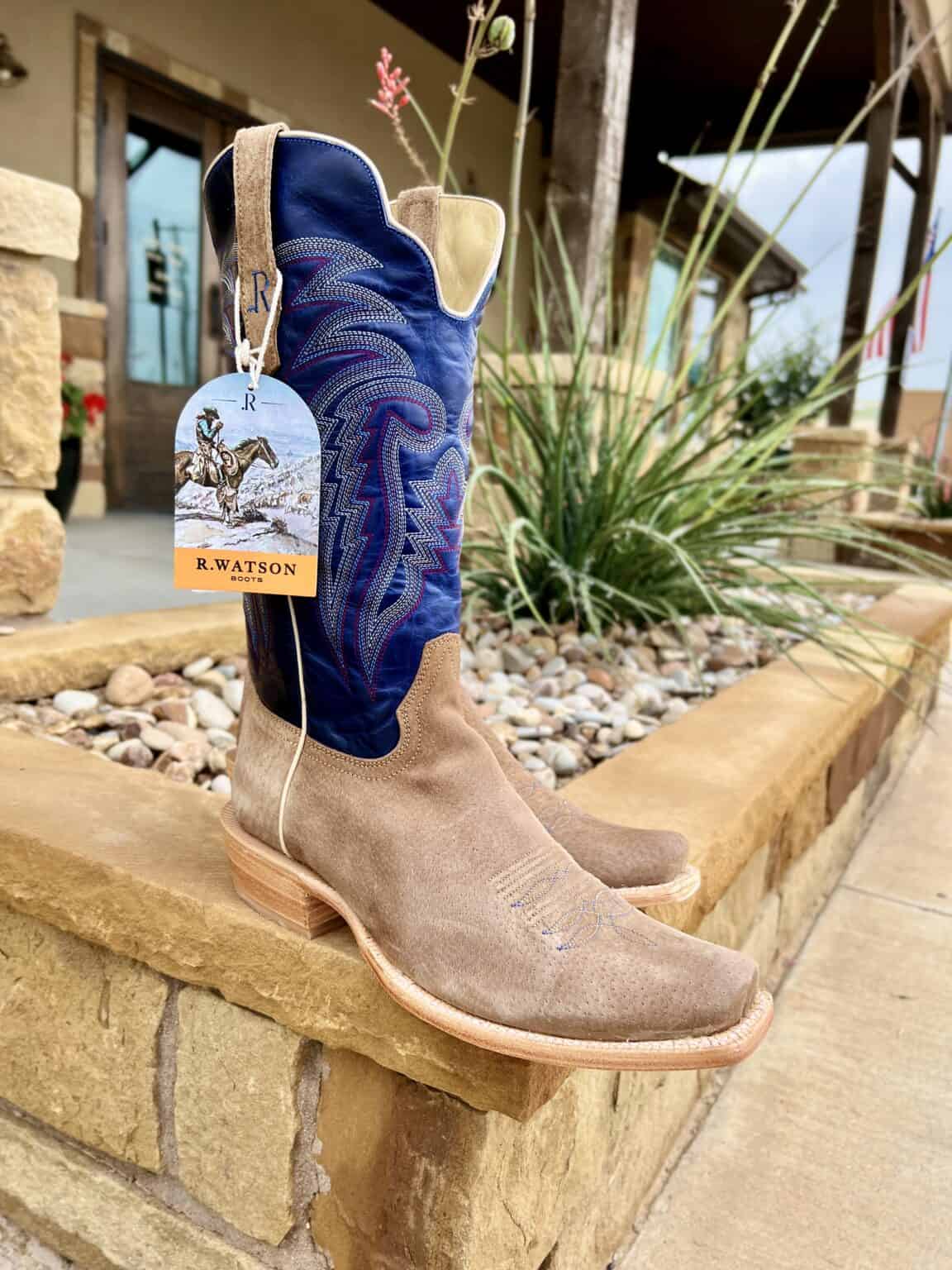 R. Watson Men's Café Boar Boot - Saddle Rags