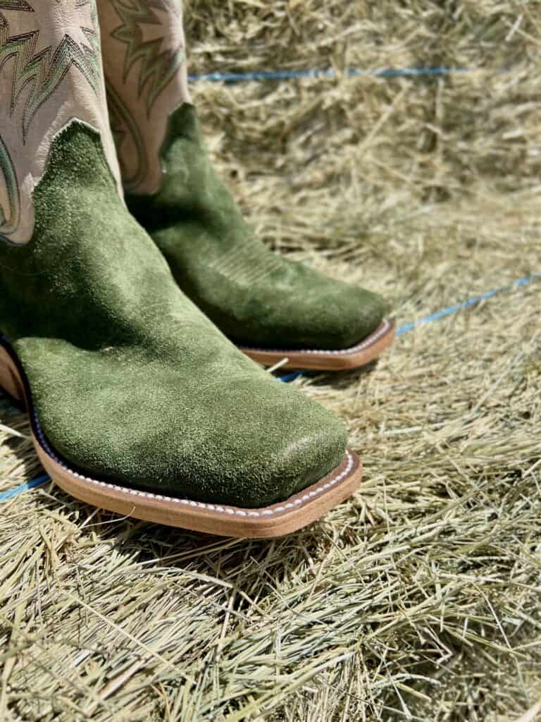 Olathe Men's Seaweed Flannel Boot - Saddle Rags