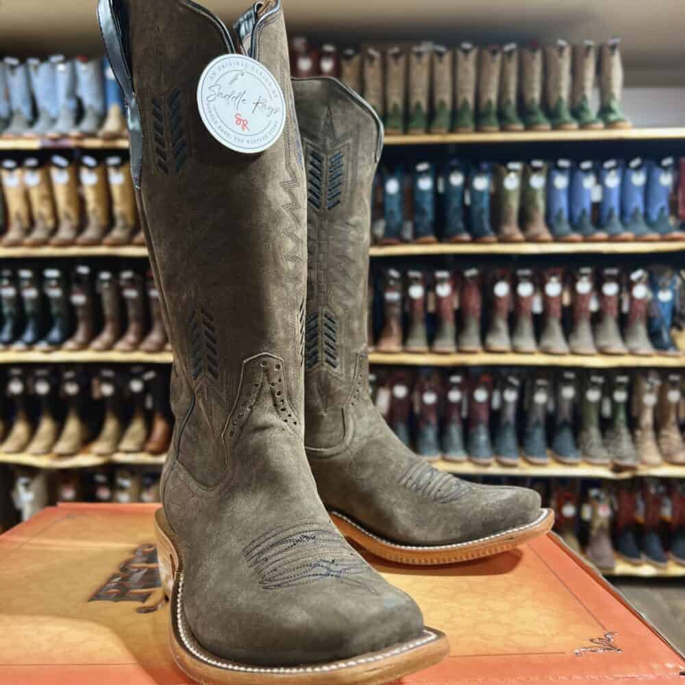 Rios of Mercedes Men's Brown Denver Calf Boot - Saddle Rags