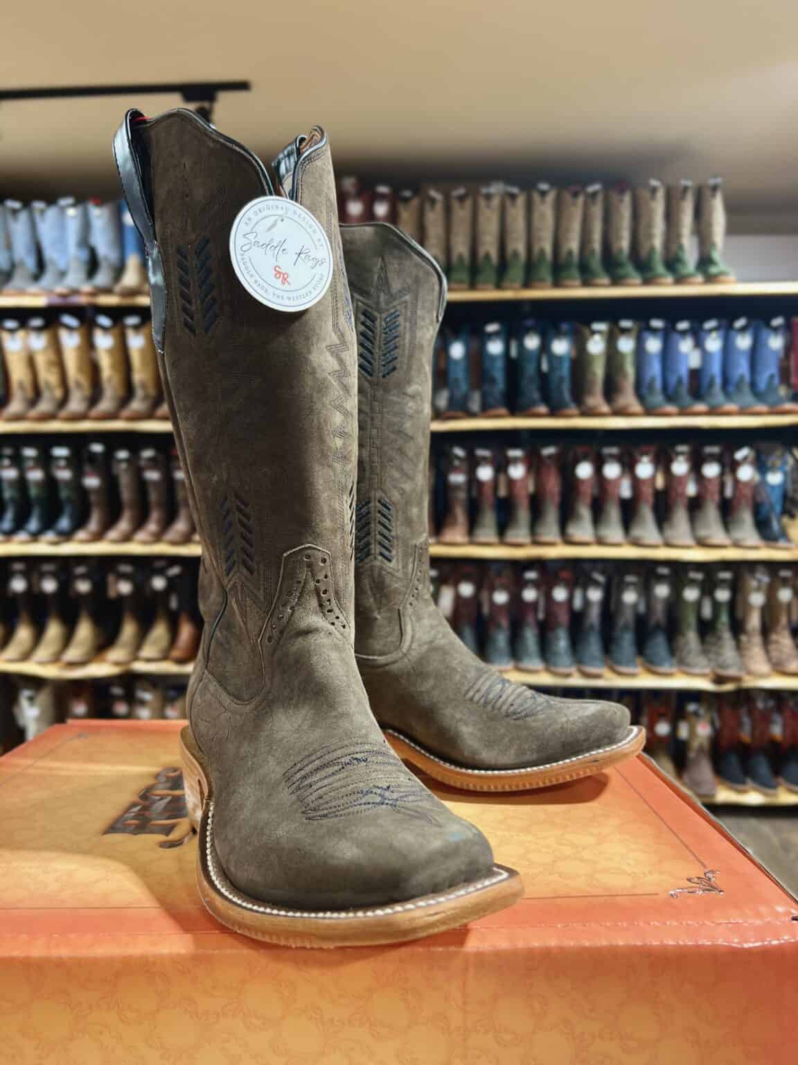 Rios of Mercedes Men's Brown Denver Calf Boot - Saddle Rags