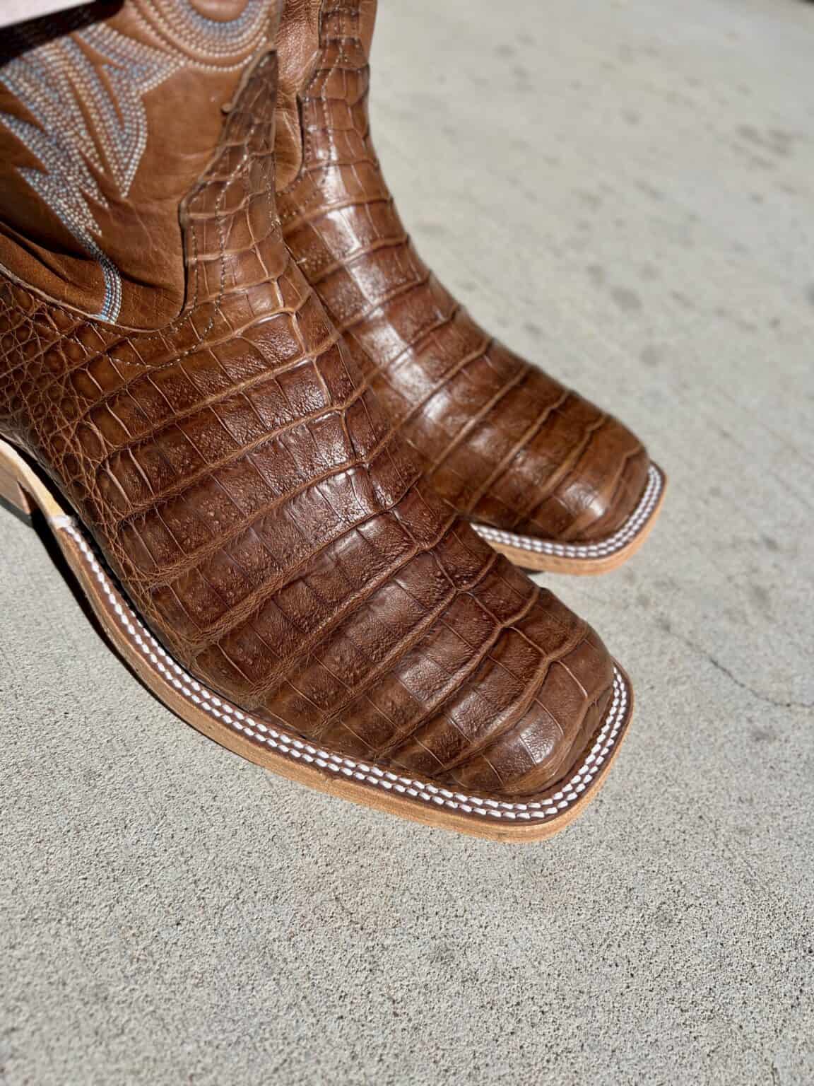 Anderson Bean Men's Post Oak Caiman Boot - Saddle Rags