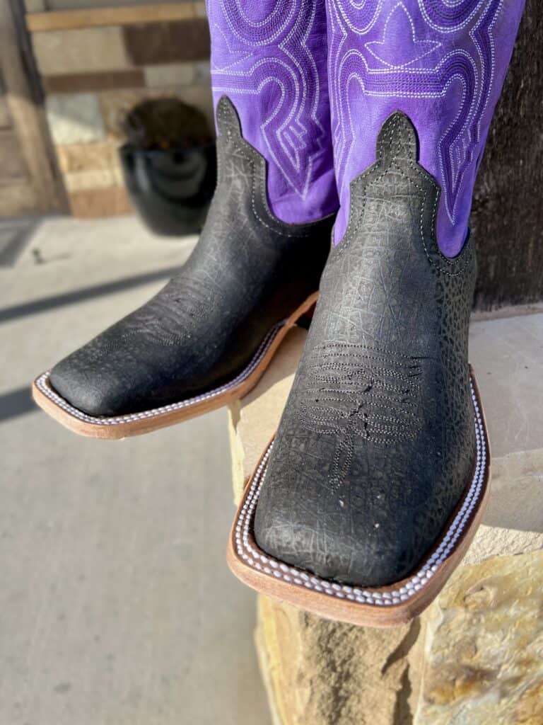 Anderson Bean Men's Black Split Hippo Boot - Saddle Rags