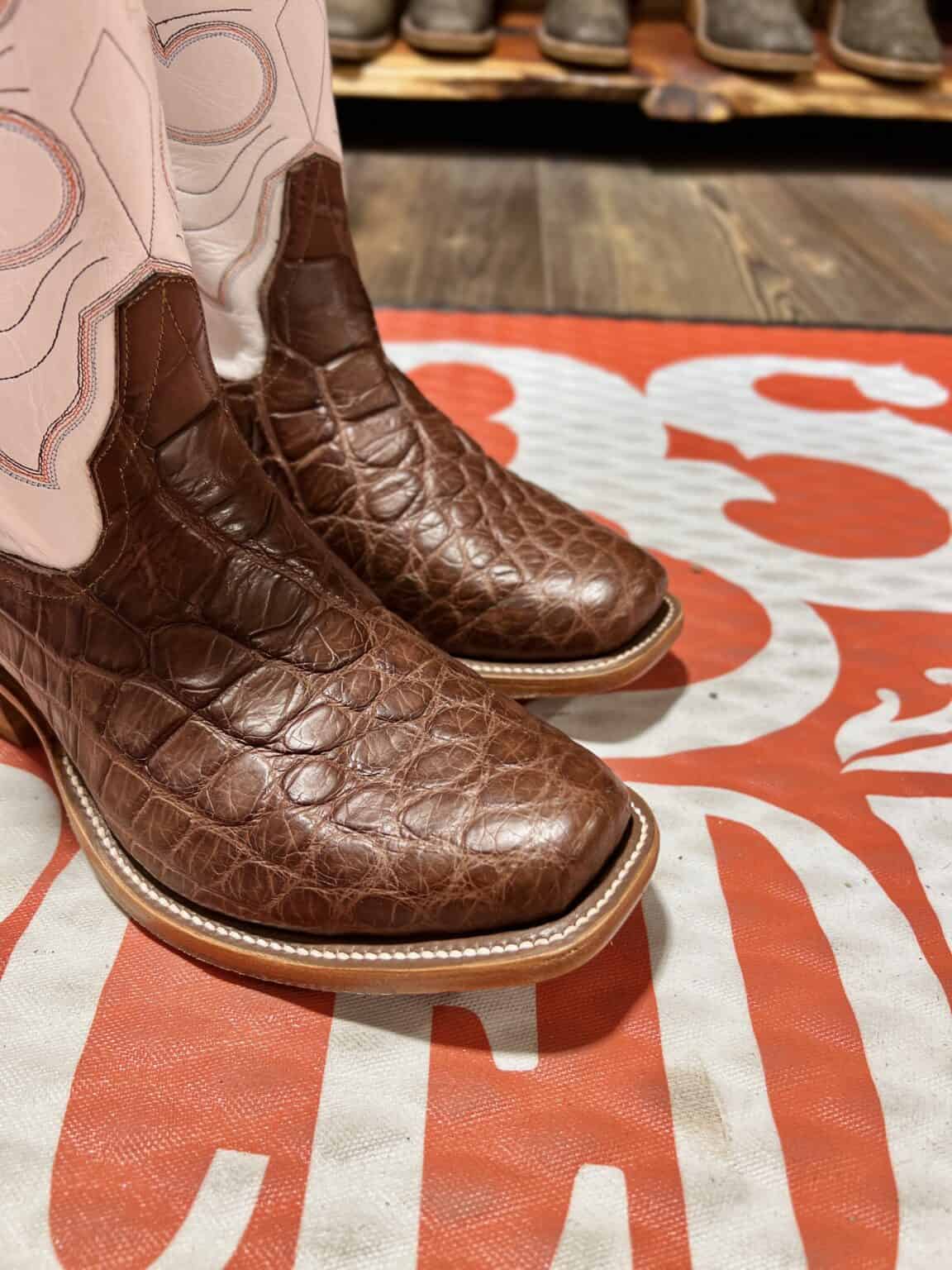 Rios of Mercedes Wild American Alligator Boot - Saddle Rags