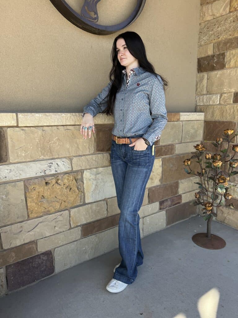 Stetson Women's Straight Pocket Trouser - Saddle Rags