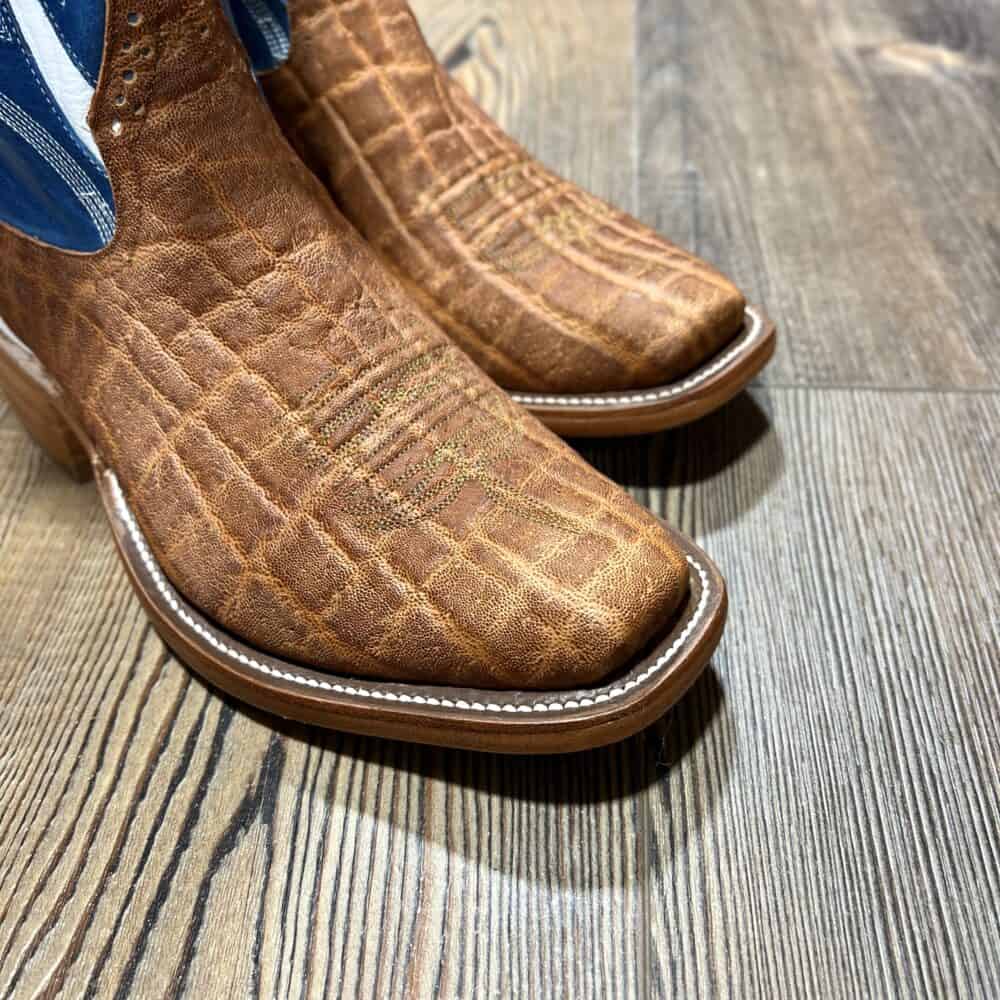 Rios of Mercedes Men's Havana Elephant Boot - Saddle Rags