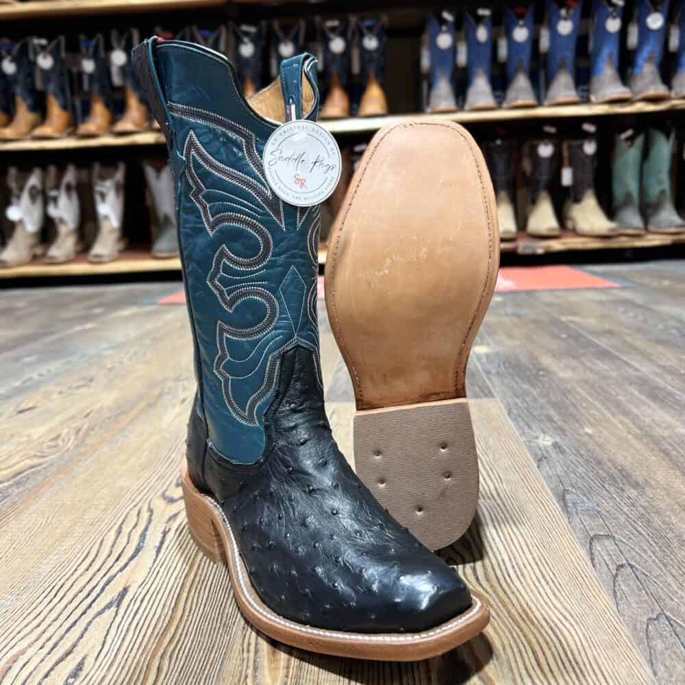 Rios of Mercedes Black Full Quill Men's Boot - FULL WELT - Saddle Rags