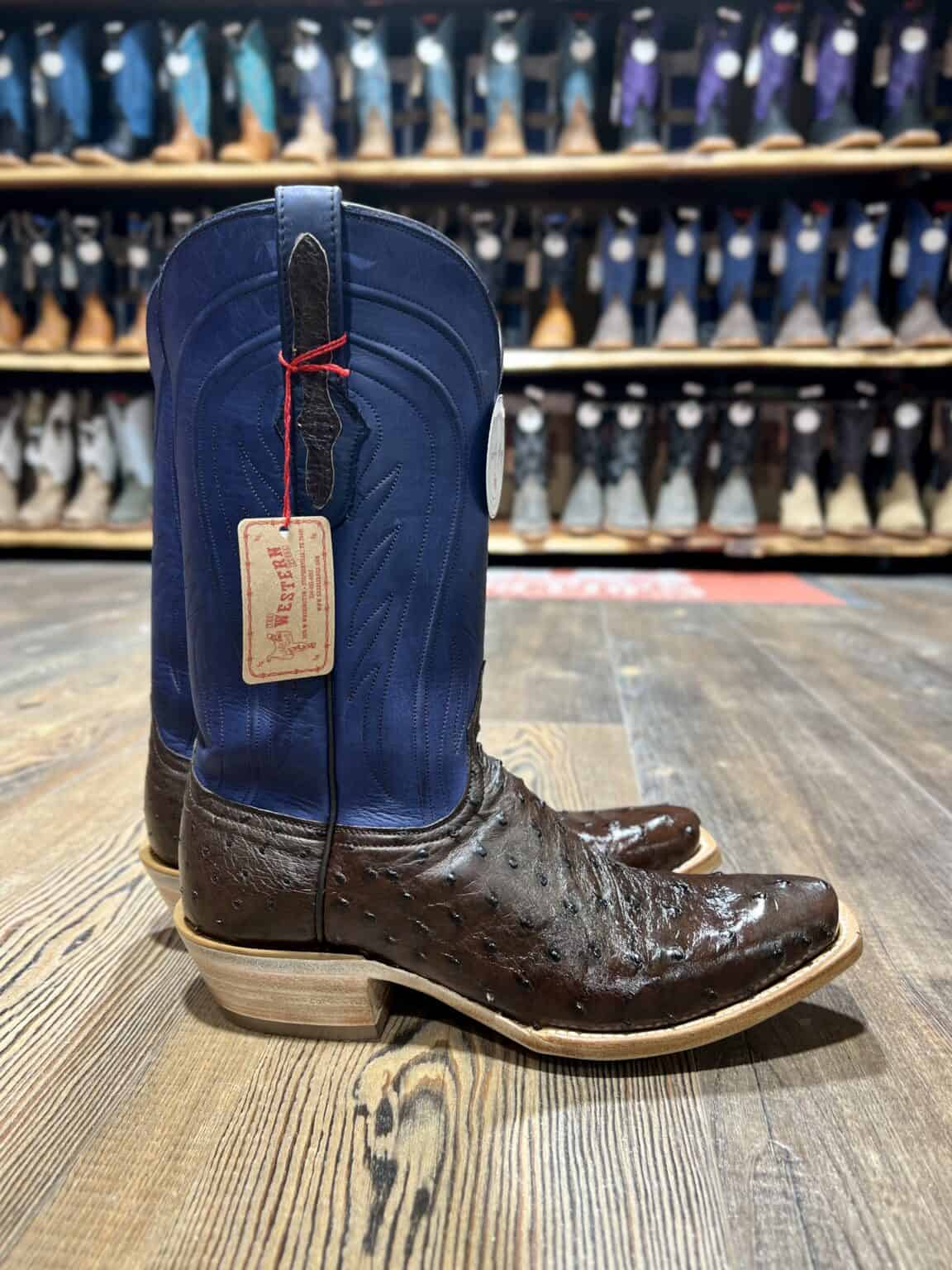 Black Jack Men's Nicotine Full Quill Boot - Saddle Rags