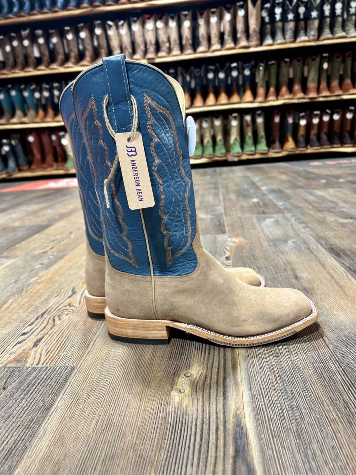 Anderson Bean Women's Eastwood Camel Rough-Out Boot - Saddle Rags
