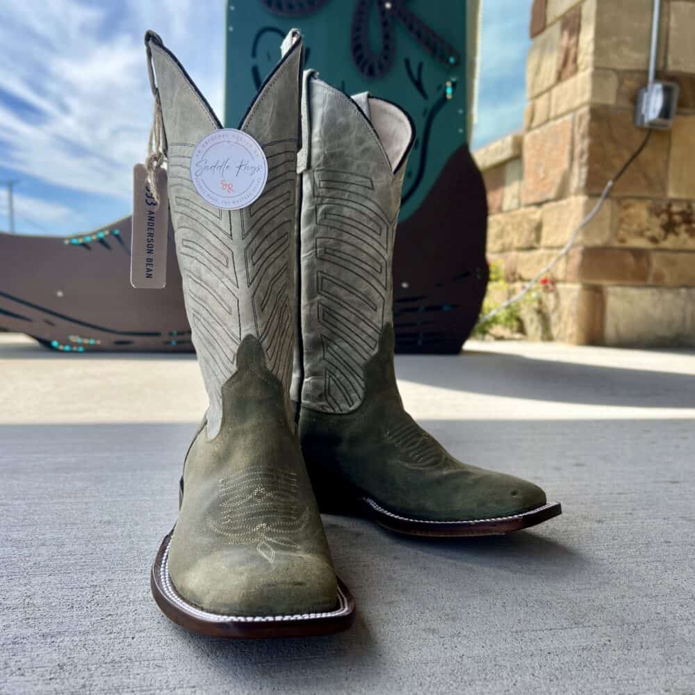 Anderson Bean Sage Waxy Kudu Boot - Saddle Rags