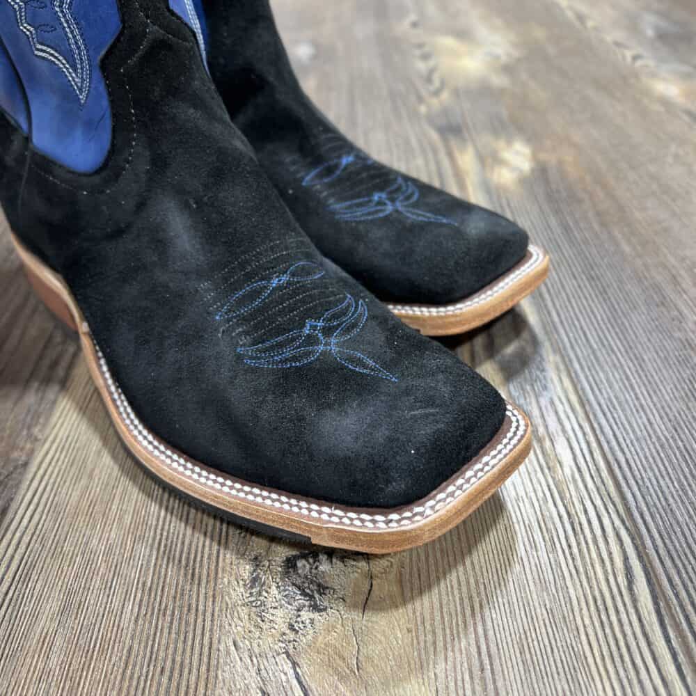 Anderson Bean Men's Black Ranch Rough Out Boot - Saddle Rags