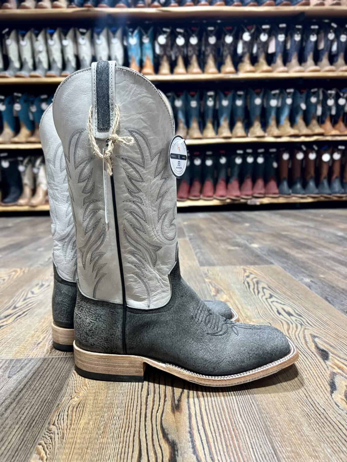 Anderson Bean Men's Grey Safari Giraffe Boot - Saddle Rags