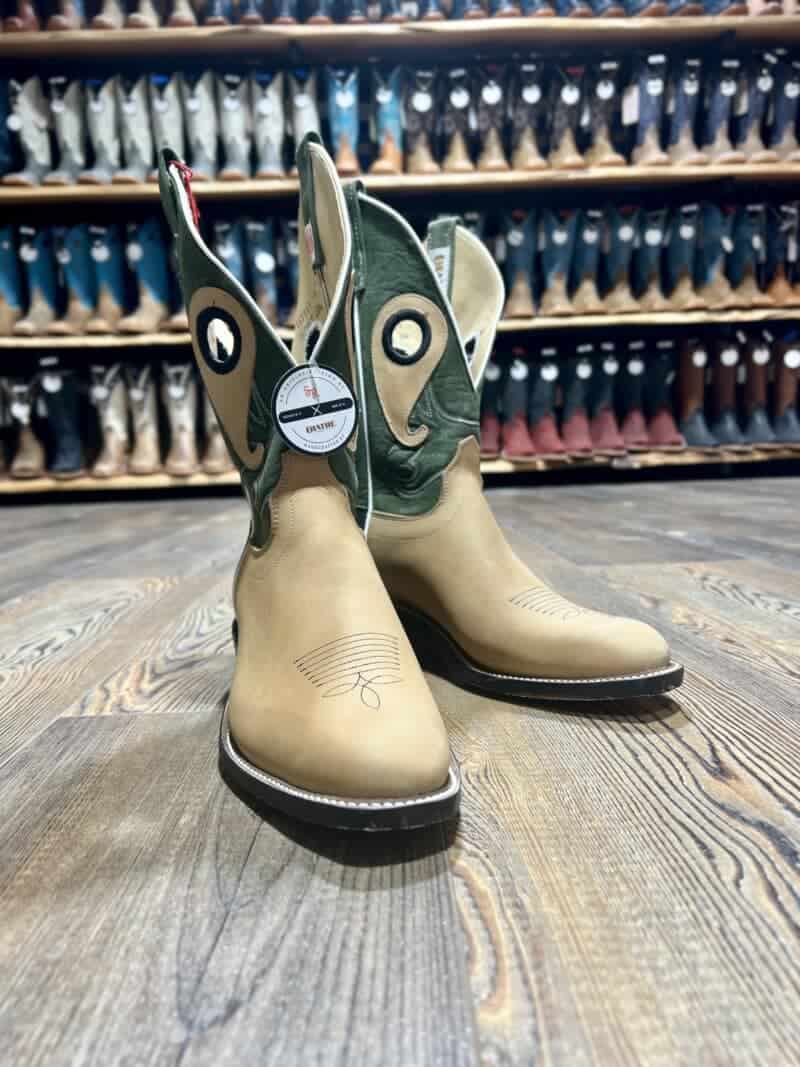 Olathe Men's Beeswax Mesquite L Toe Boot - Saddle Rags