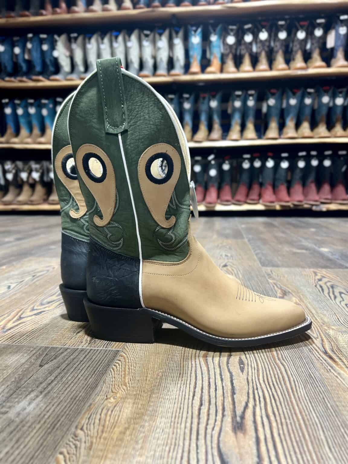 Olathe Men's Beeswax Mesquite L Toe Boot - Saddle Rags