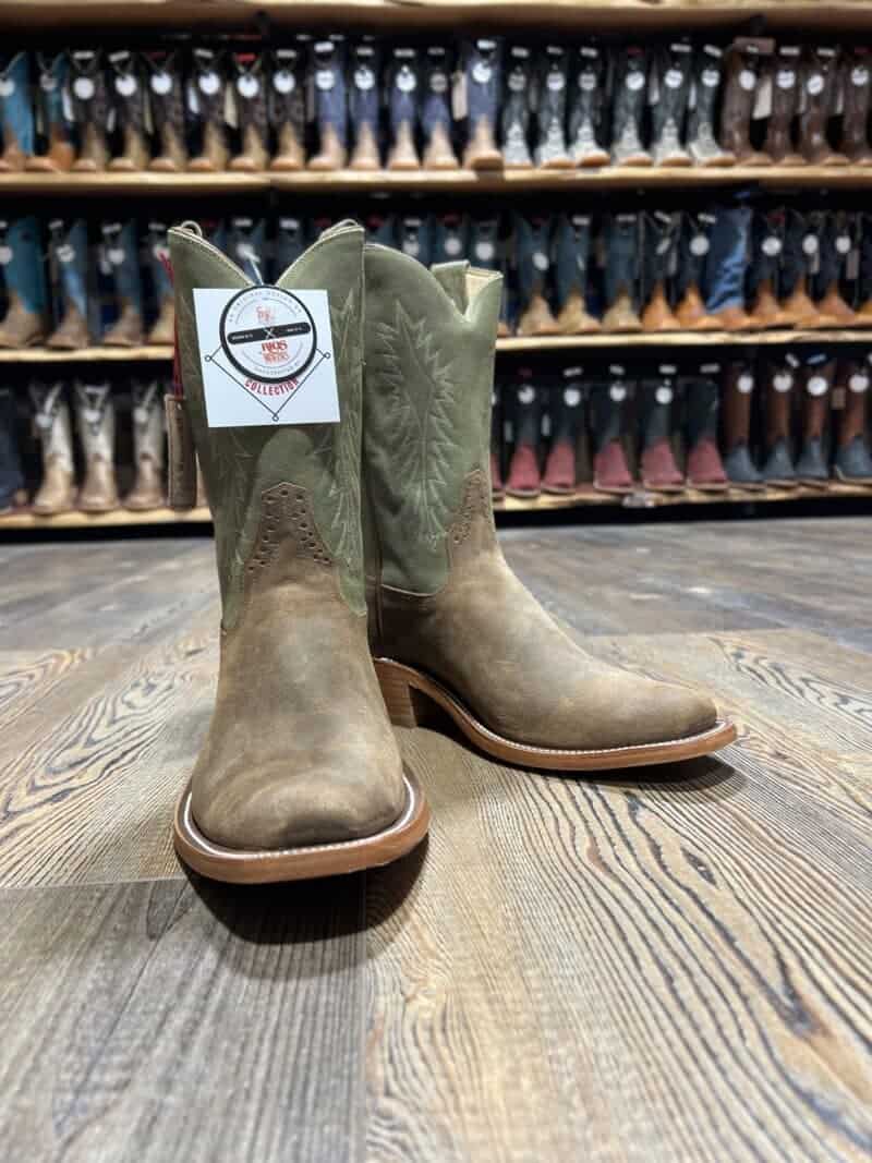 Rios of Mercedes Men's Camel Waxy Kudu Boot - Saddle Rags