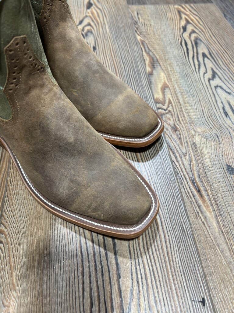 Rios of Mercedes Men's Camel Waxy Kudu Boot - Saddle Rags