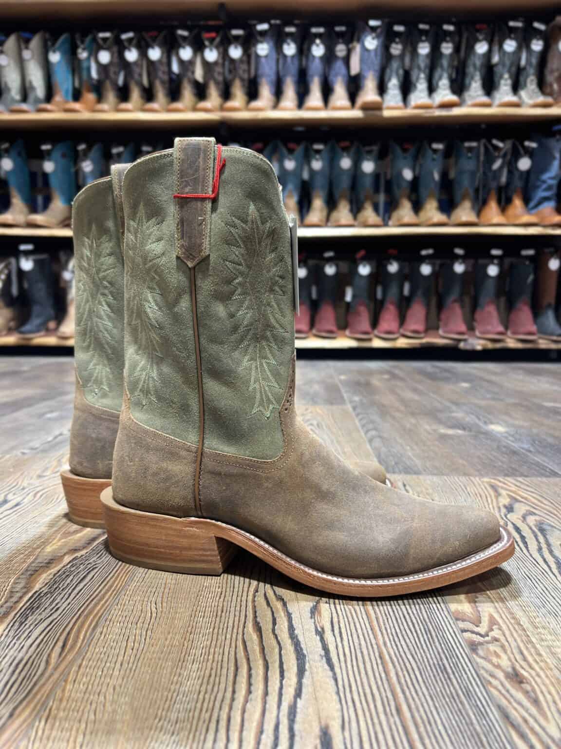 Rios of Mercedes Men's Camel Waxy Kudu Boot - Saddle Rags
