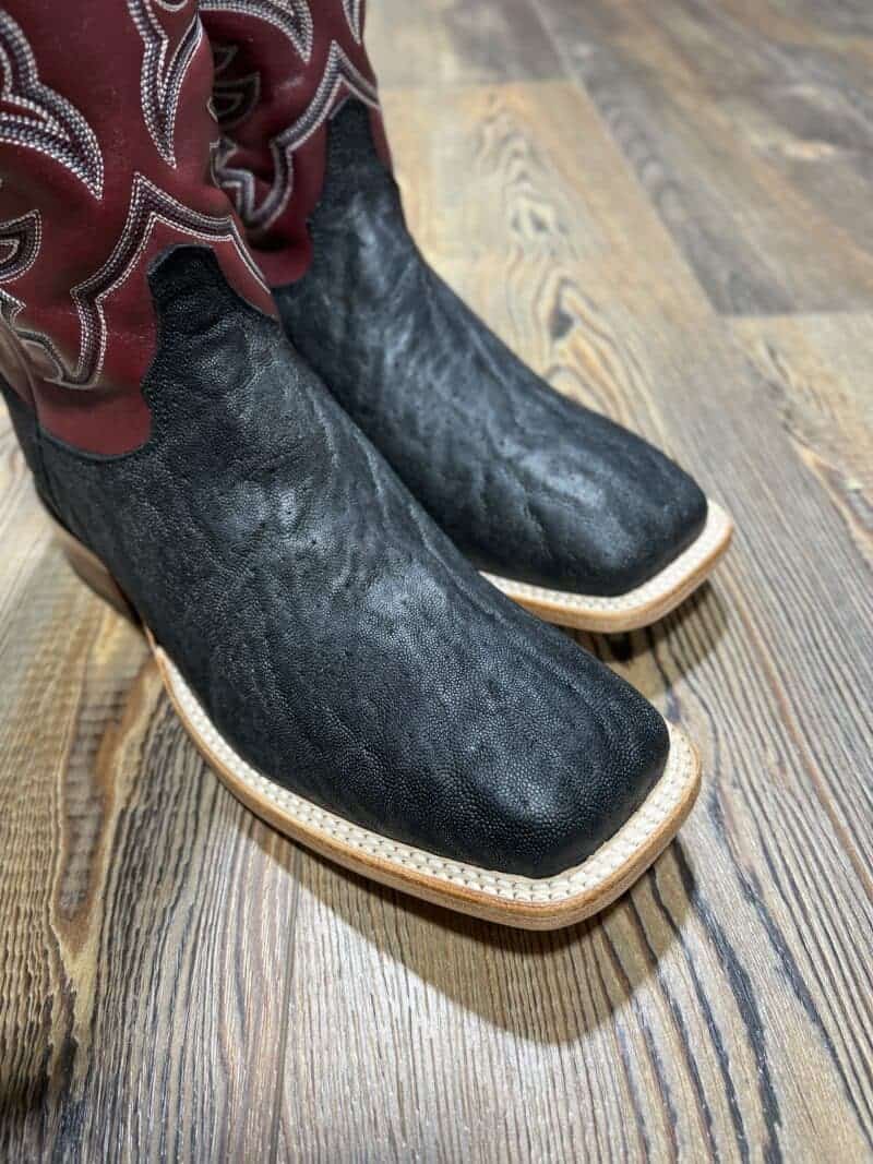 Justin USA Made Black Elephant Boot - Saddle Rags