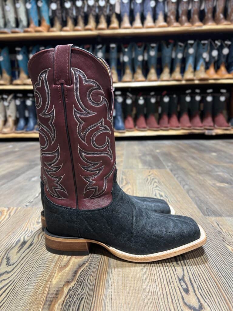 Justin USA Made Black Elephant Boot - Saddle Rags
