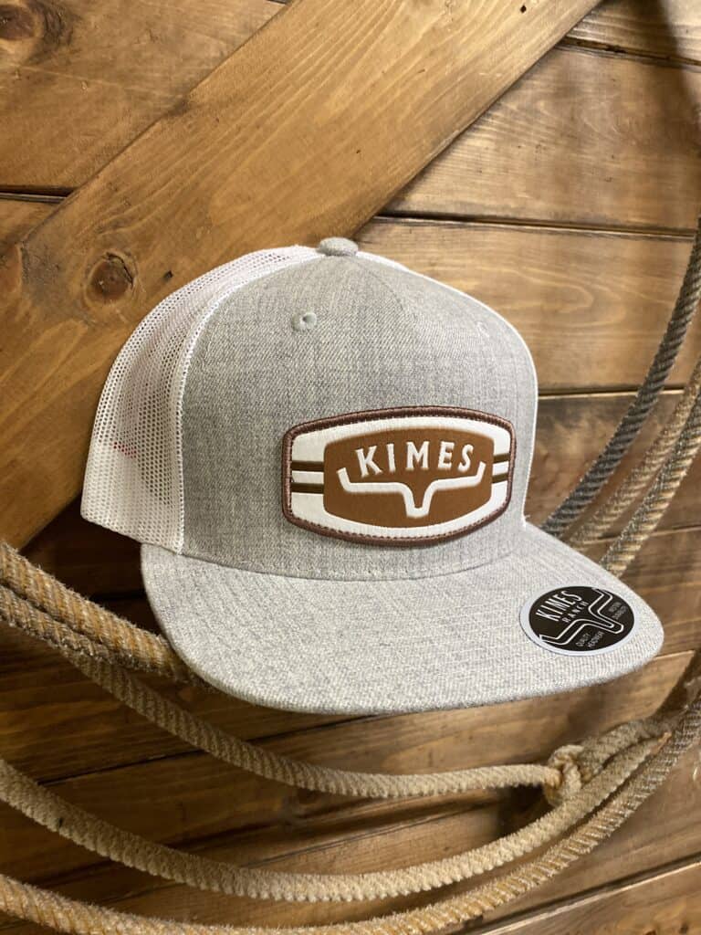 Kimes Grey/White Craftsman Patched Cap - Saddle Rags