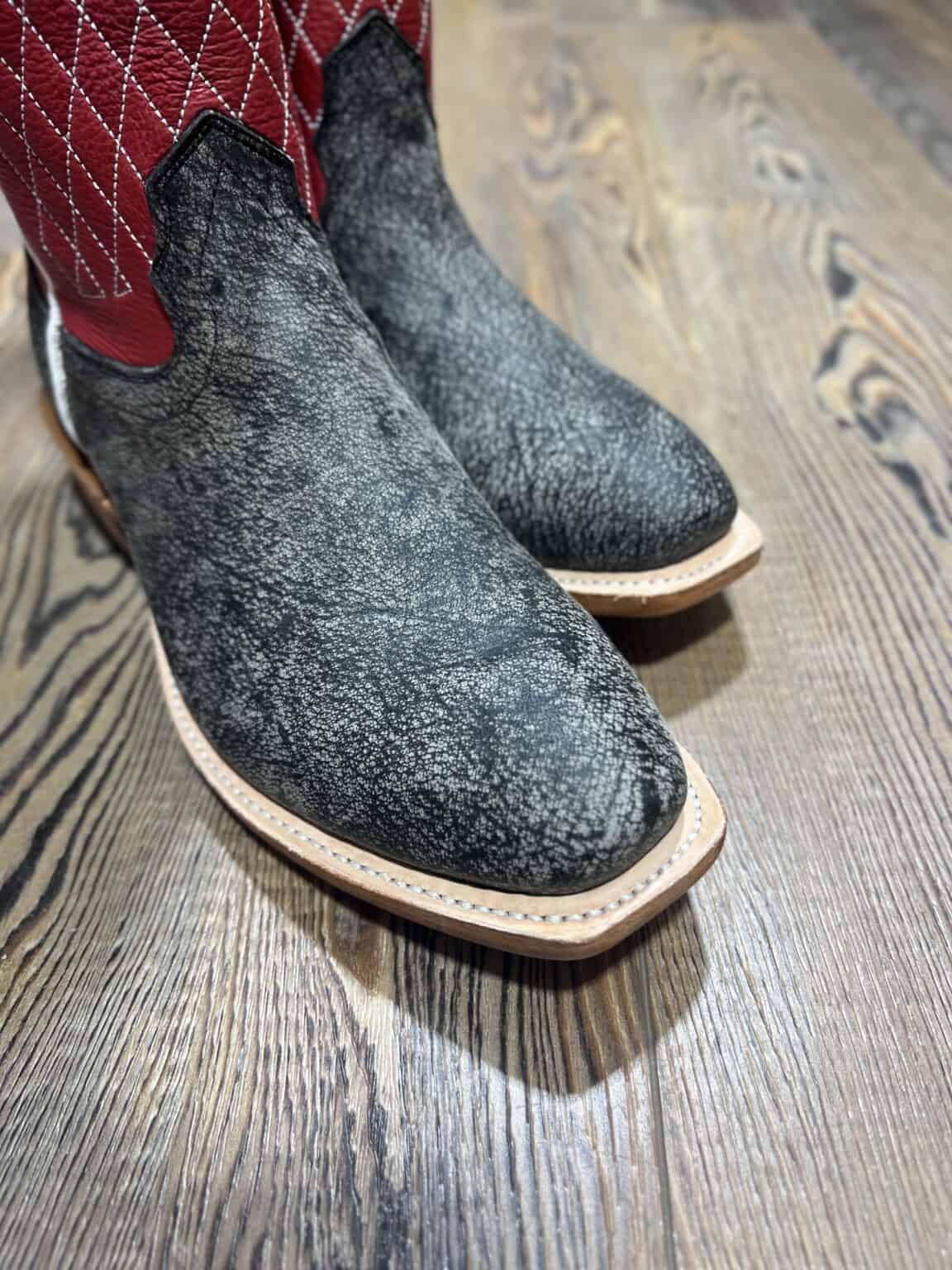 Fenoglio Men's Gray Cape Buffalo Boot - Saddle Rags