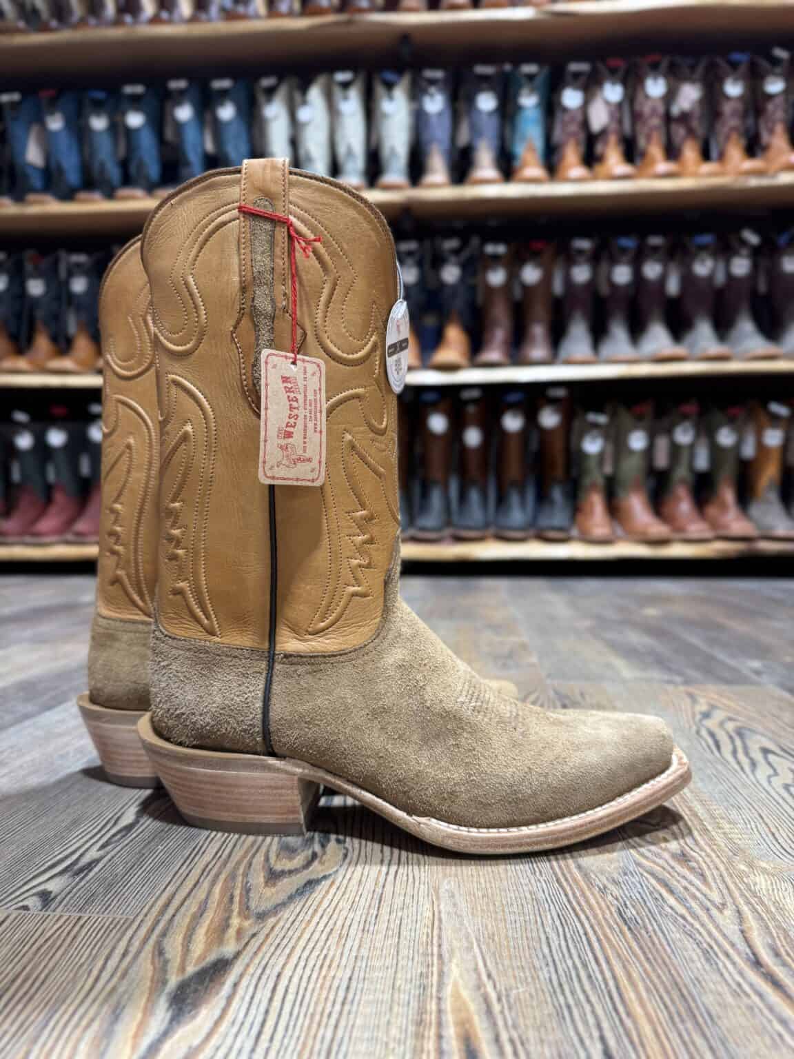 Black Jack NEW London Mock Rough-Out Boot - Saddle Rags