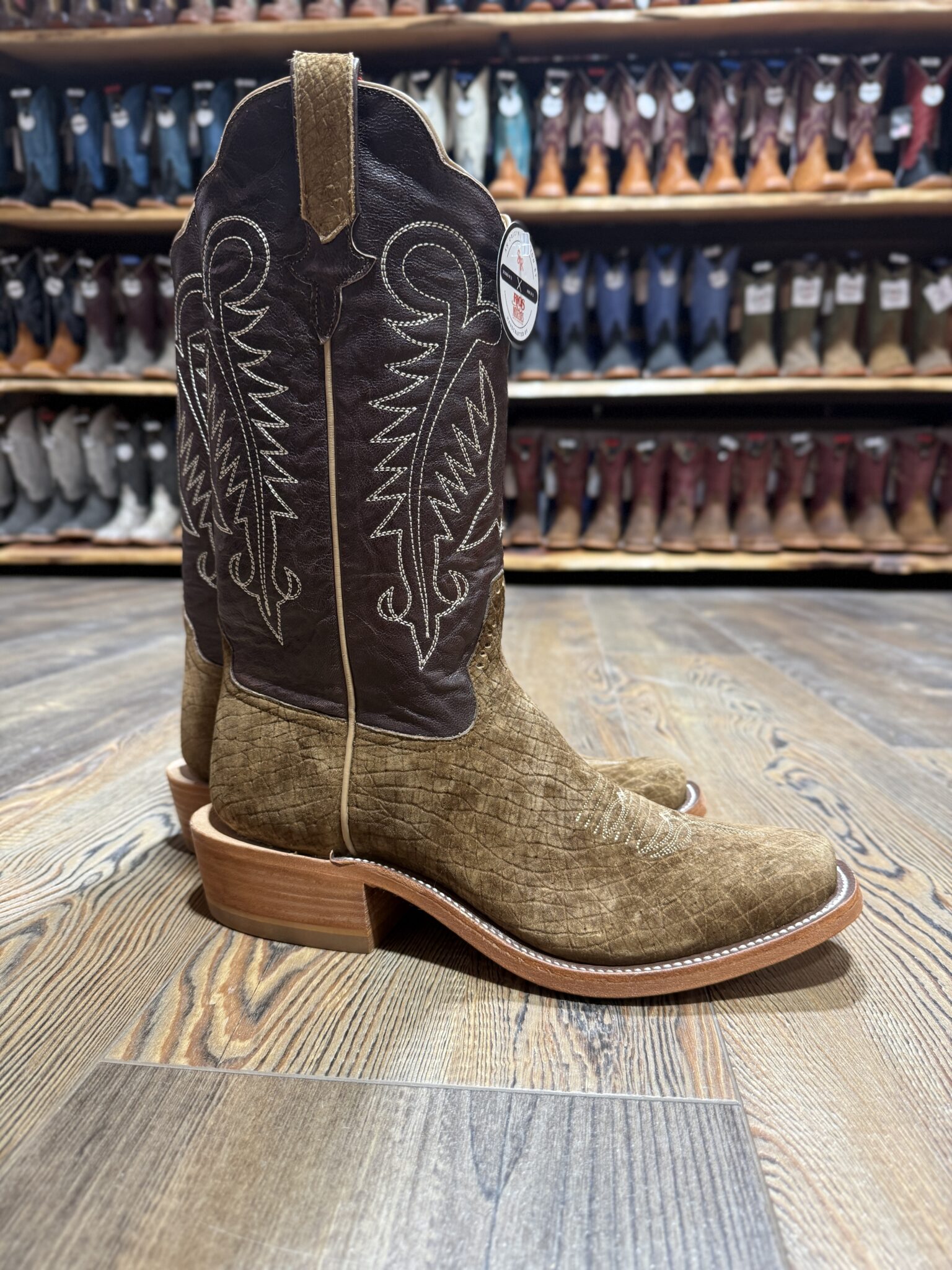 Rios of Mercedes Women's Tan Hippo Boot - Saddle Rags