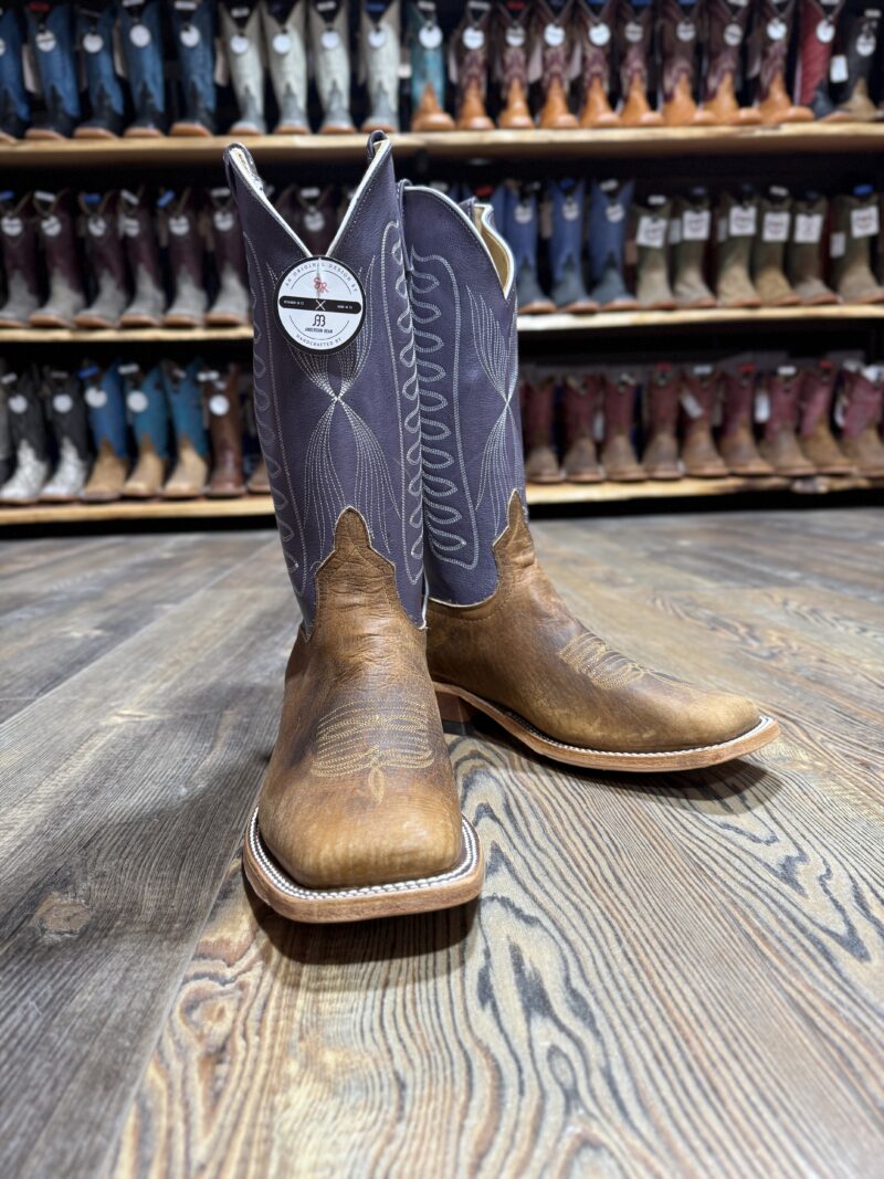 Anderson Bean Men's Distressed American Bison Boot - Saddle Rags