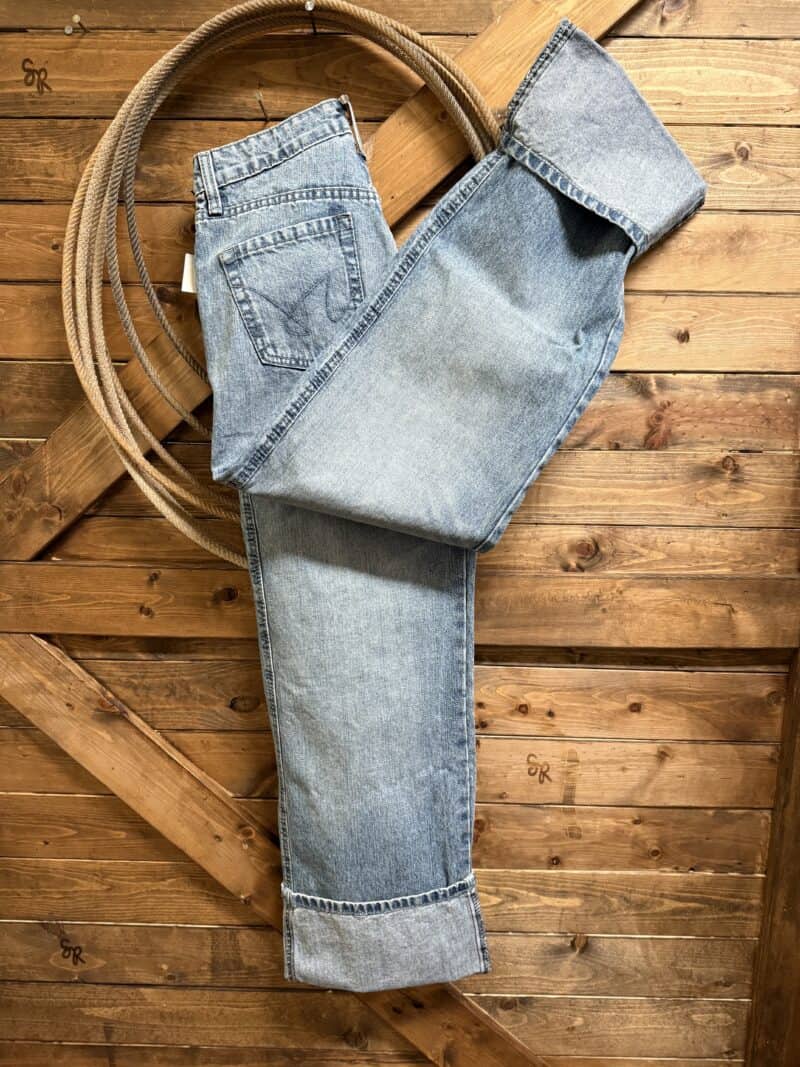 Womens Cruel Denim Casey High Rise Loose Fit - Saddle Rags