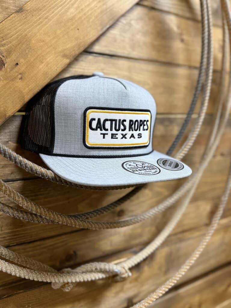 Hooey/Cactus Ropes Trucker Cap Grey/Black Rope - Saddle Rags